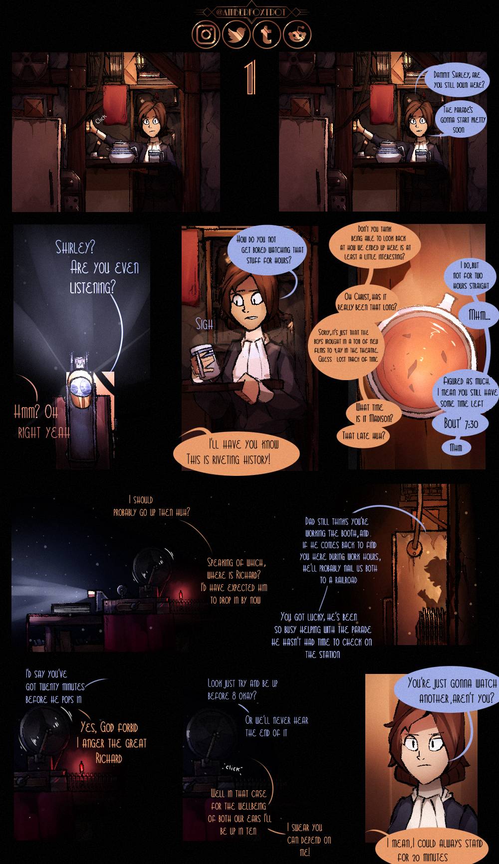 Page 1 of my new webcomic, hope it's alright | Scrolller