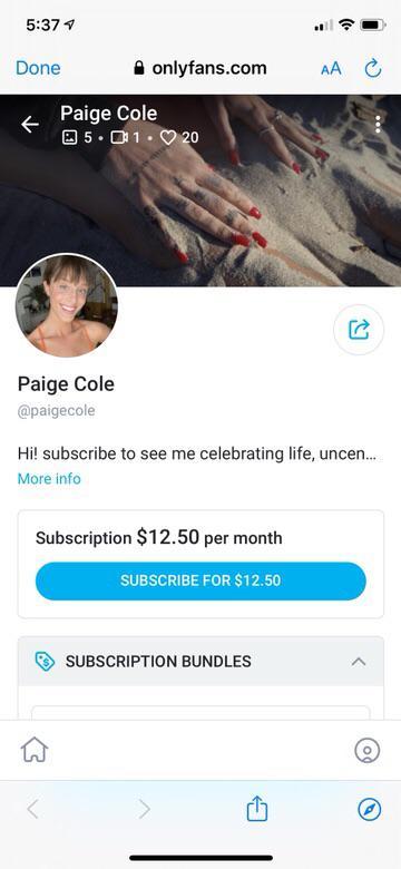Paige Cole has one now!!! | Scrolller