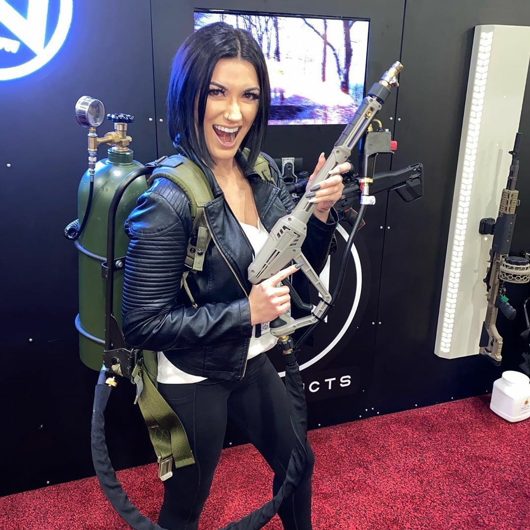 Paige + X-Products flamethrower | Scrolller