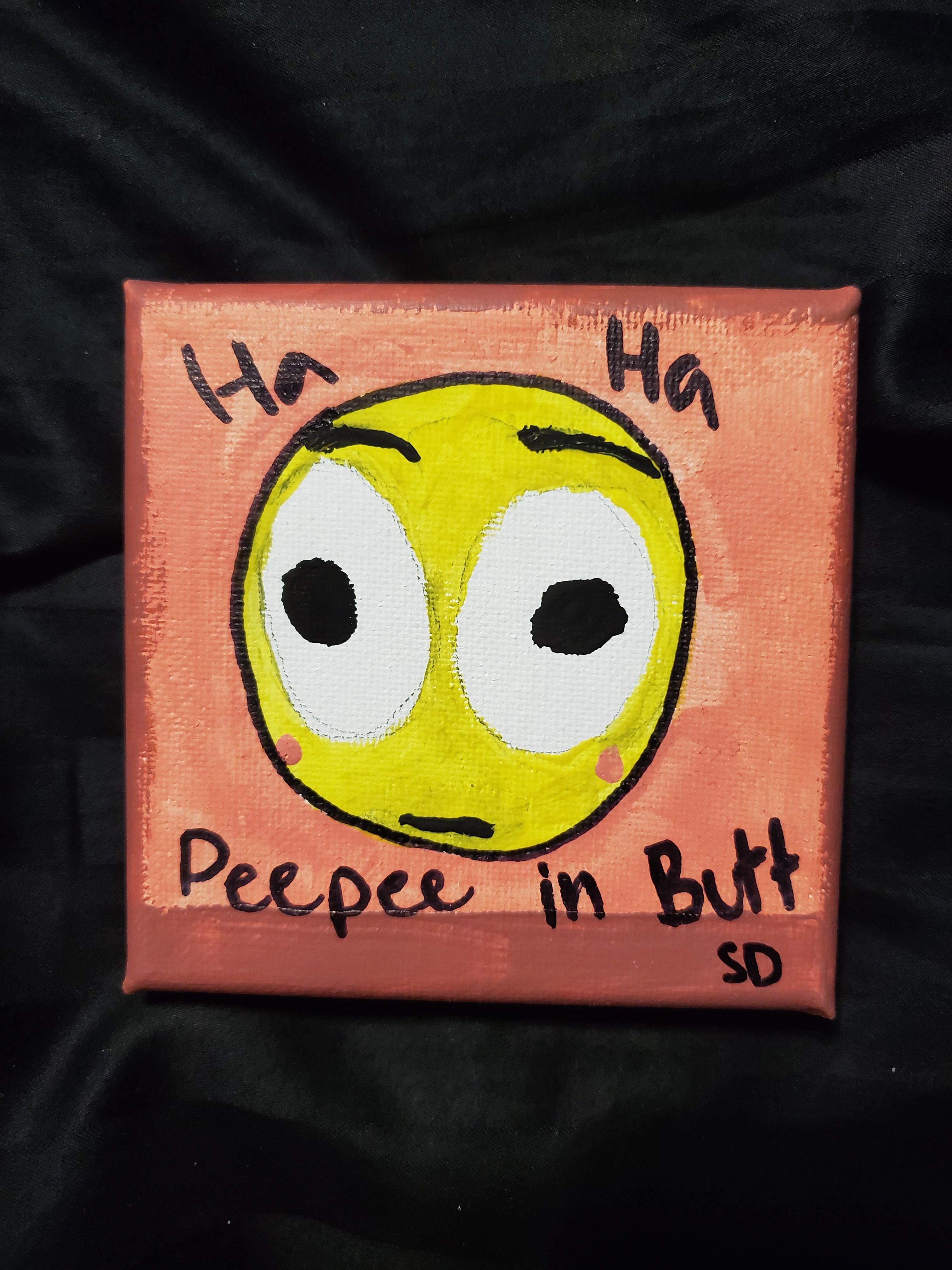 Painted Cursed Peepee in Butt | Scrolller