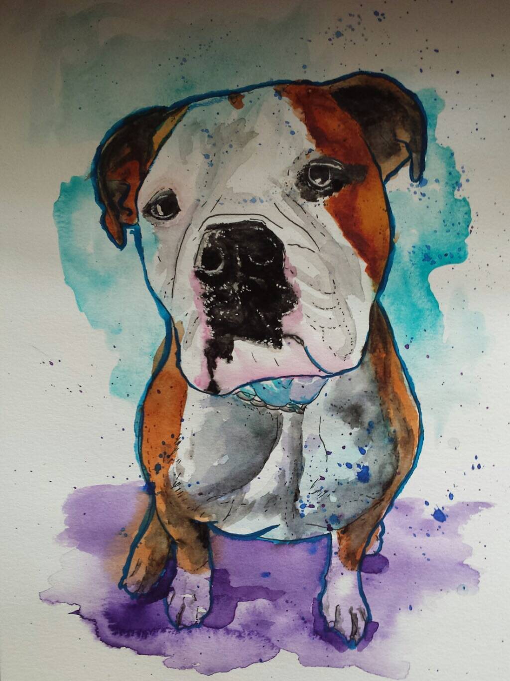 Painting of my beautiful girl. Miss Peach Pie!! | Scrolller