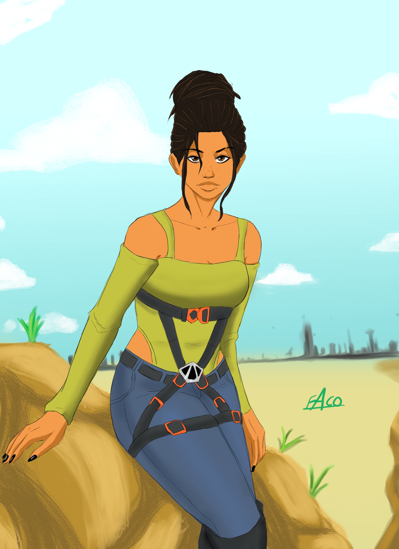 Panam drawn by @faconator | Scrolller