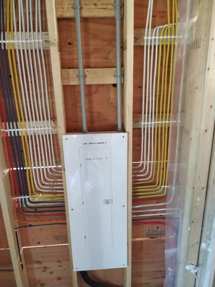 Panel wiring at my job today | Scrolller