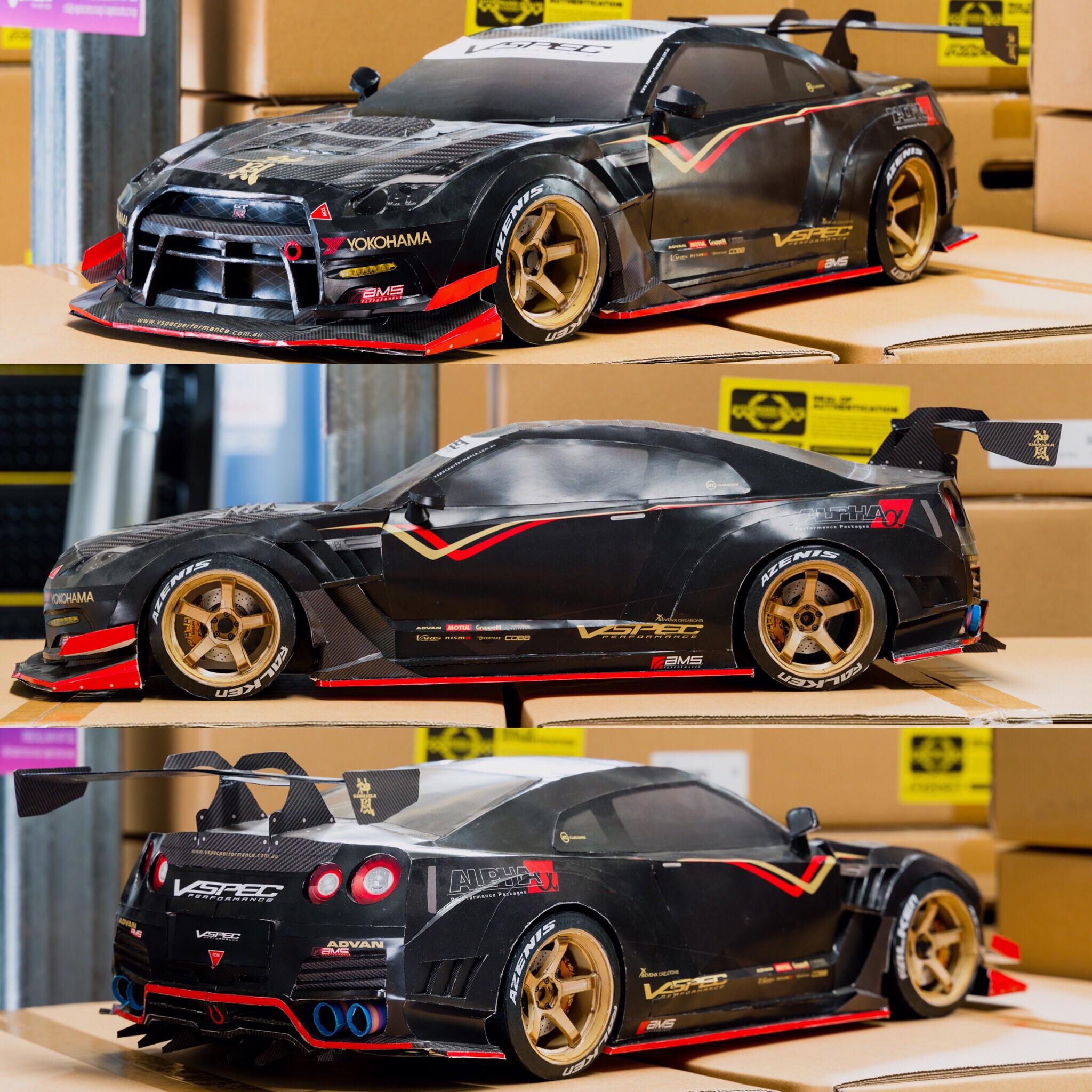 Papermodel Kamikaze R | Scrolller