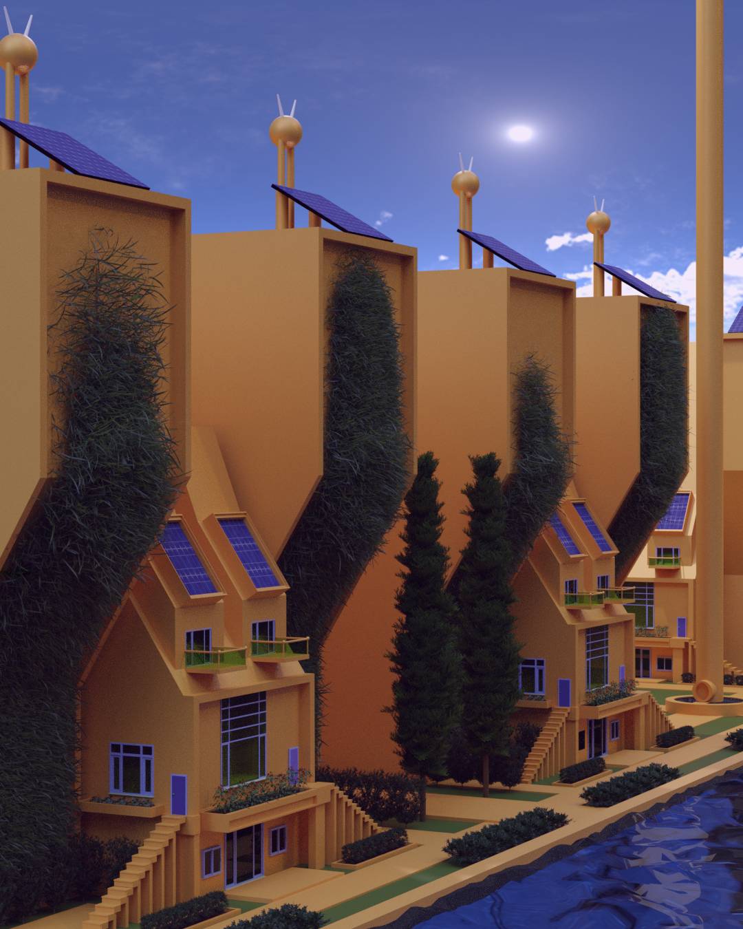 Part 2/3 - 70s Futurism Inspired Renders | Scrolller