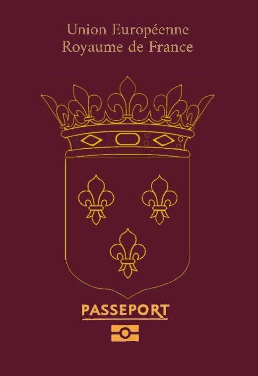 Passport I made for the Kingdom of France | Scrolller
