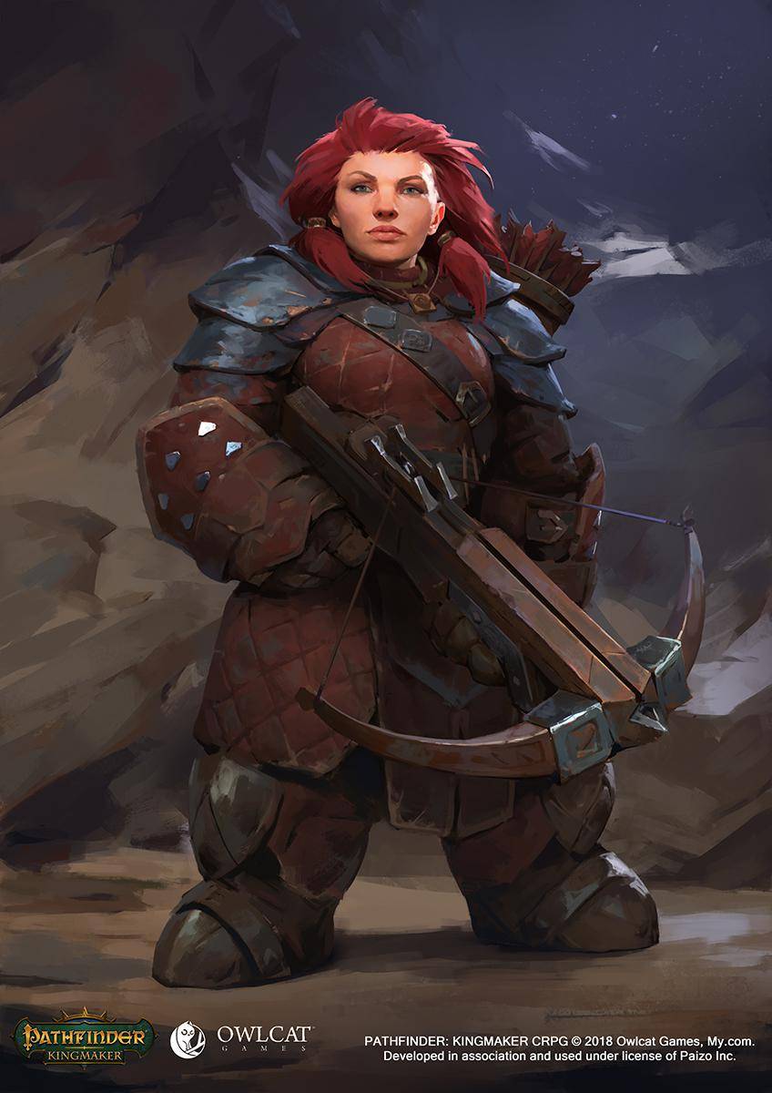Pathfinder Kingmaker Dwarf Female Archer by VyacheslavSafronov | Scrolller