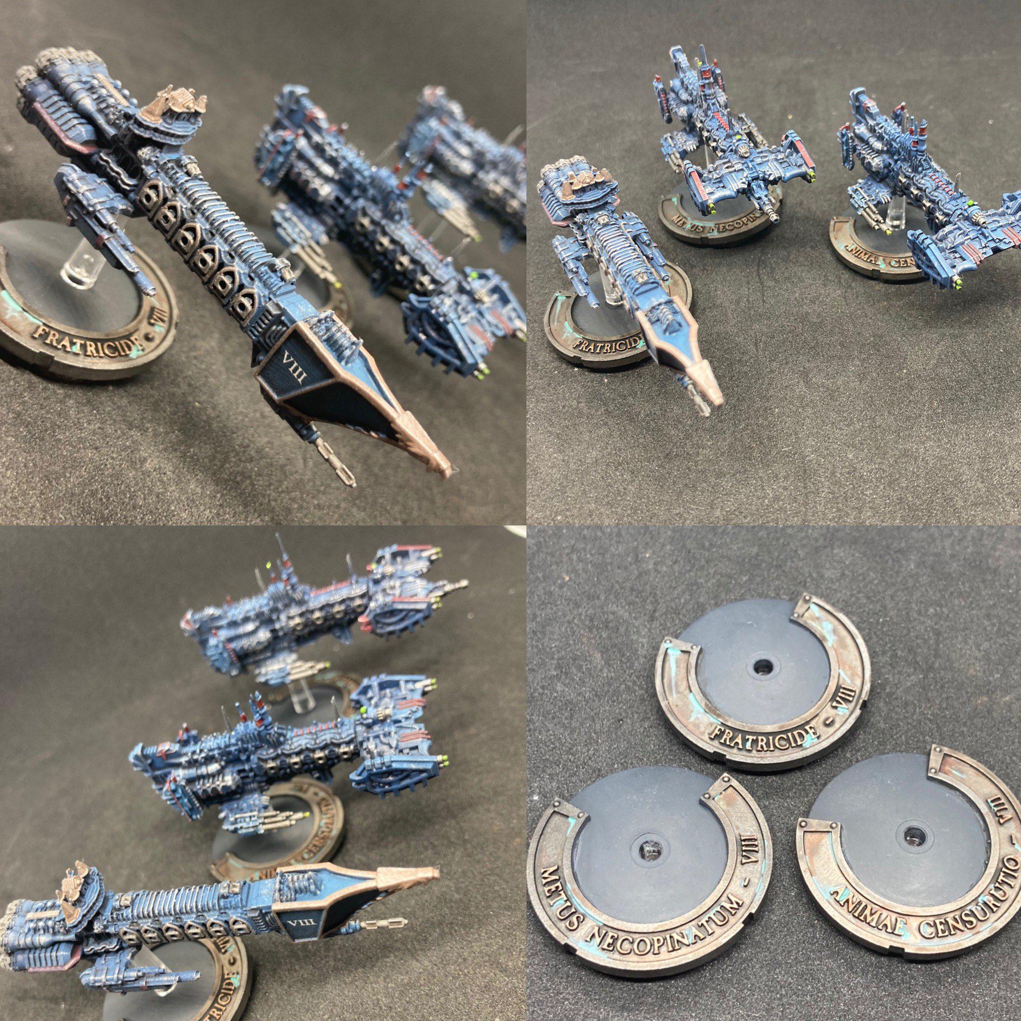 Patrol of eighth Legion warships from Battlegroup Deliberation, of the 251st Expeditionary Fleet ...