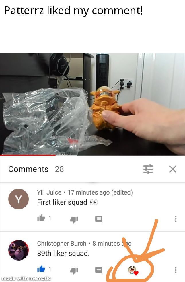 Patterrz liked my comment!! | Scrolller