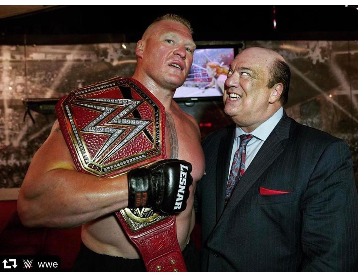 Paul Heyman mirin the beast | Scrolller