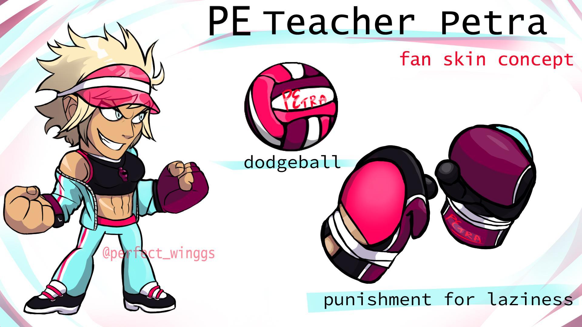 PE teacer Petra skin fan concept | Scrolller