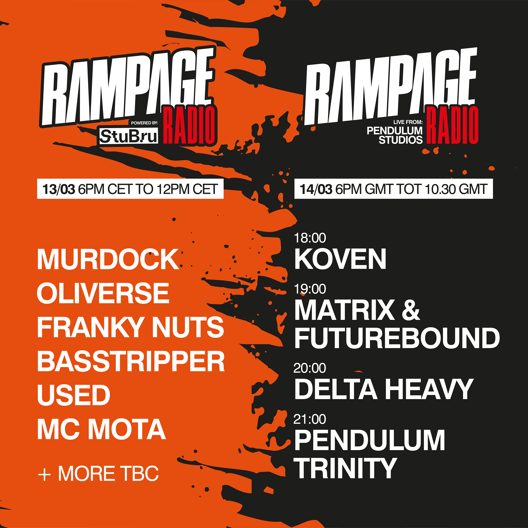 Pendulum TRINITY - RAMPAGE live stream from Pendulum studios on Saturday | Scrolller