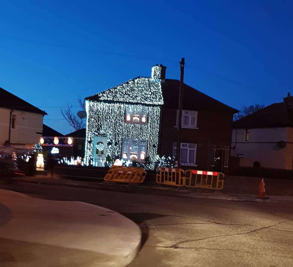 Perfectly balanced Christmas Lights in Dublin. | Scrolller