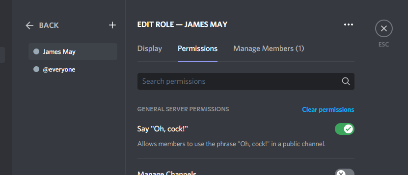 Permission to say 'oh cock' | Scrolller