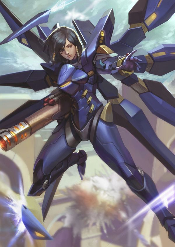 Pharah Strike Freedom ver. by Zoma Phamoz. | Scrolller