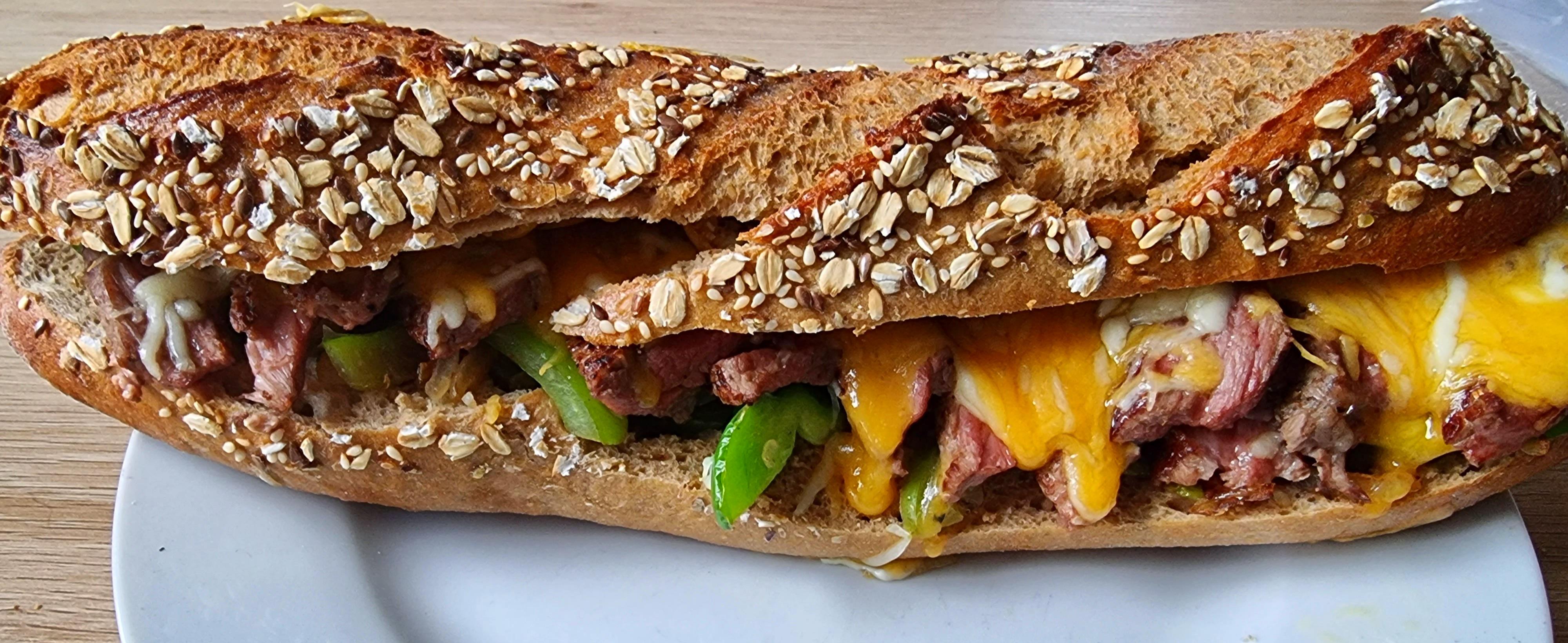 Philly Cheese Steak Sandwich I made yesterday | Scrolller