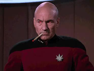 Picard gets stoned | Scrolller