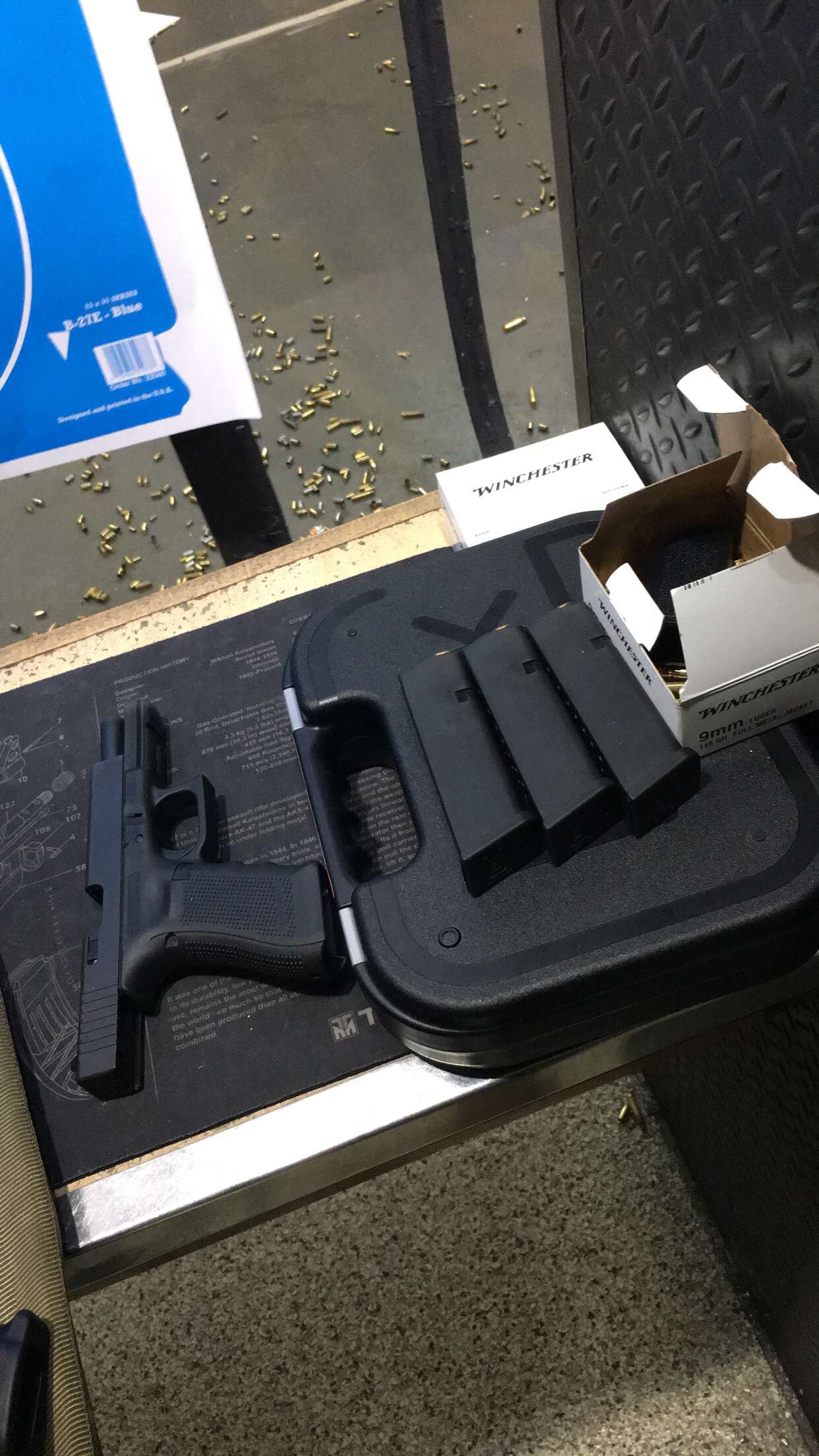 Picture of my glock 17 gen 4 at the range! | Scrolller