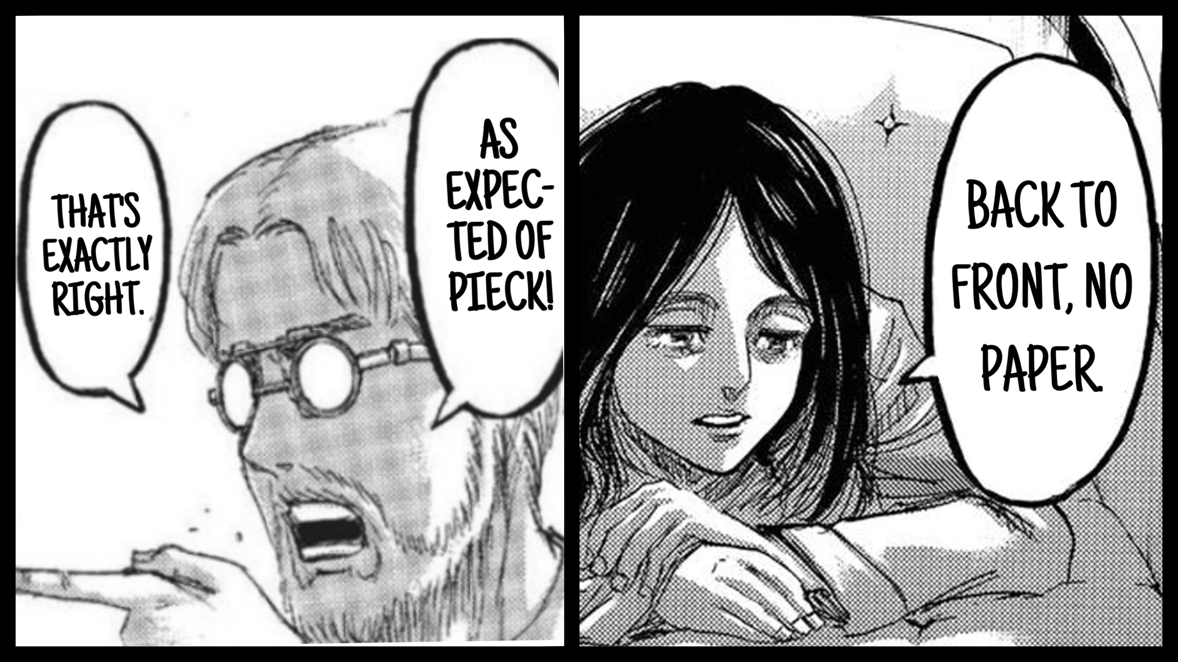 Pieck Correctly Guesses the Secret Ass-Wiping Technique | Scrolller