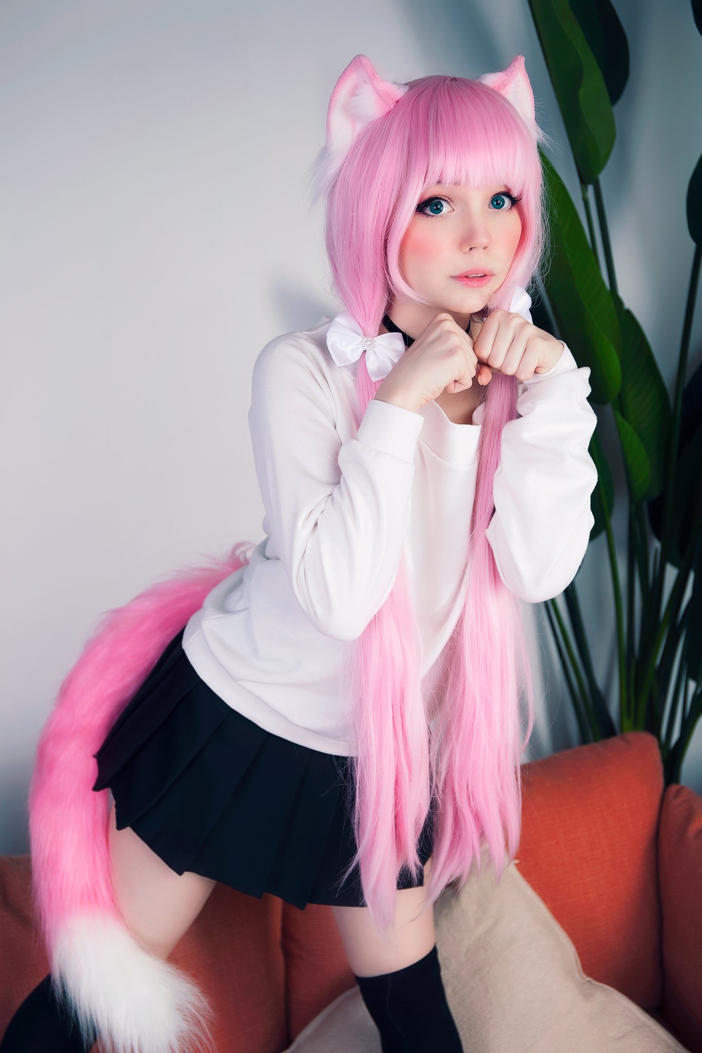 Pink Neko | Scrolller