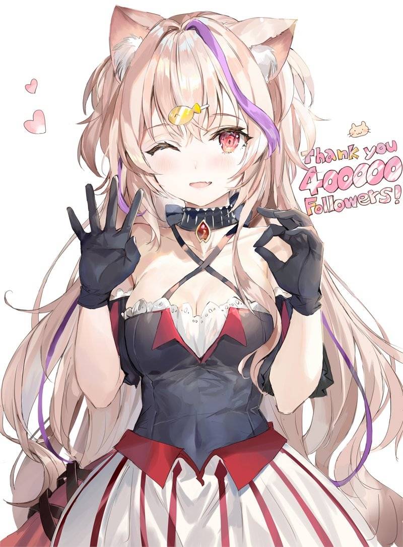 Pink Neko [Original] | Scrolller