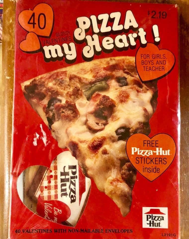 Pizza Hut Valentines (1985) | Scrolller