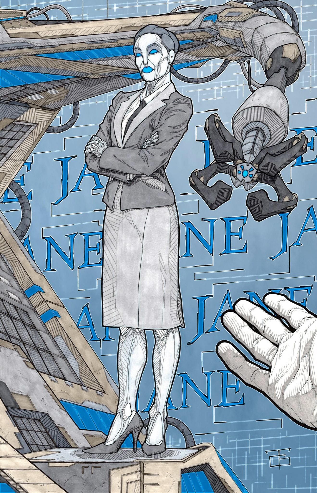 “Plain Jane” —ink and pencil | Scrolller