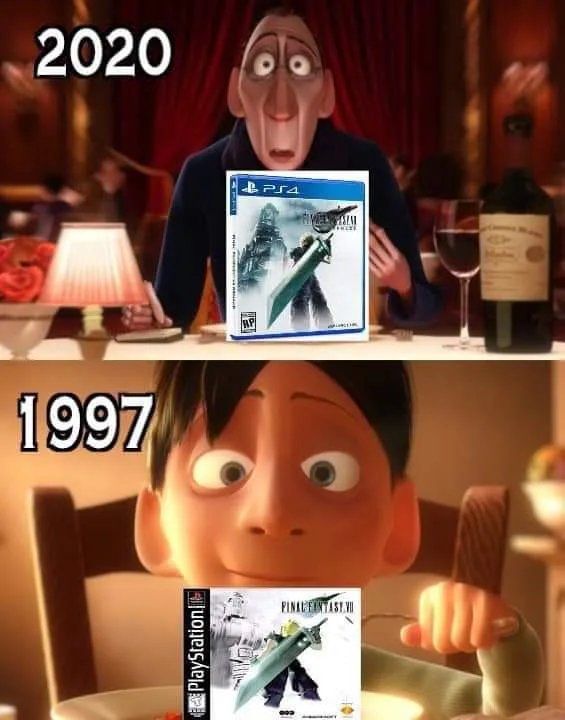 Playing Final Fantasy VII Remake Demo | Scrolller