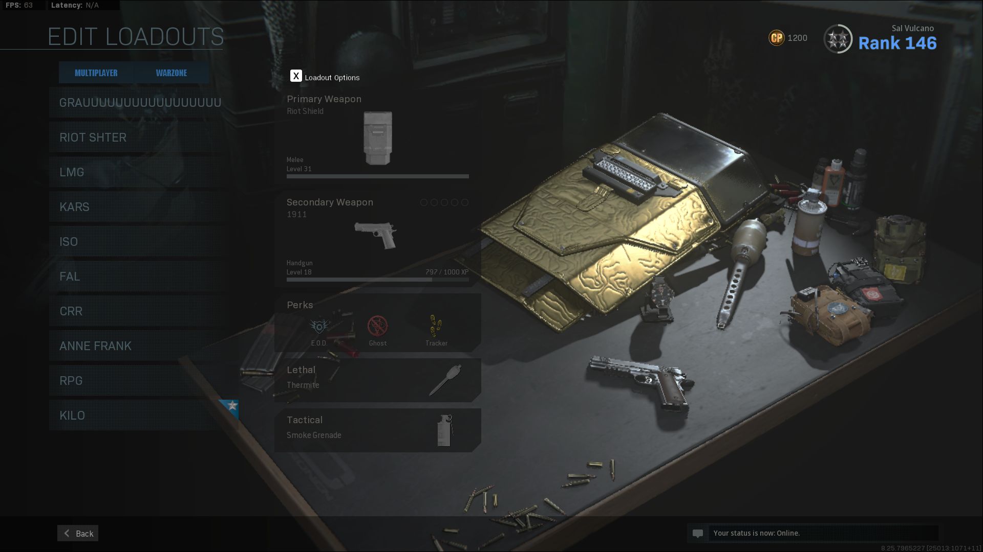 Please make loadouts separate from Multiplayer and Warzone | Scrolller