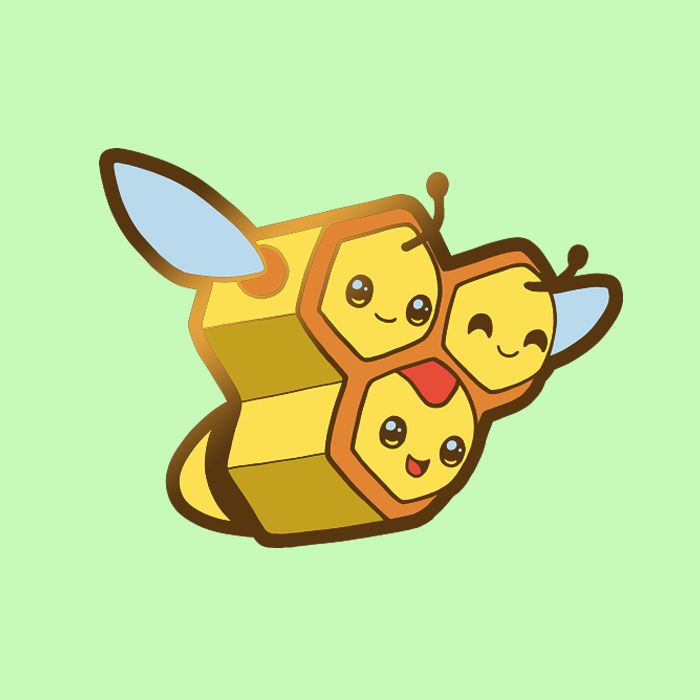 Pokemon Pin Design - Combee (by me) | Scrolller