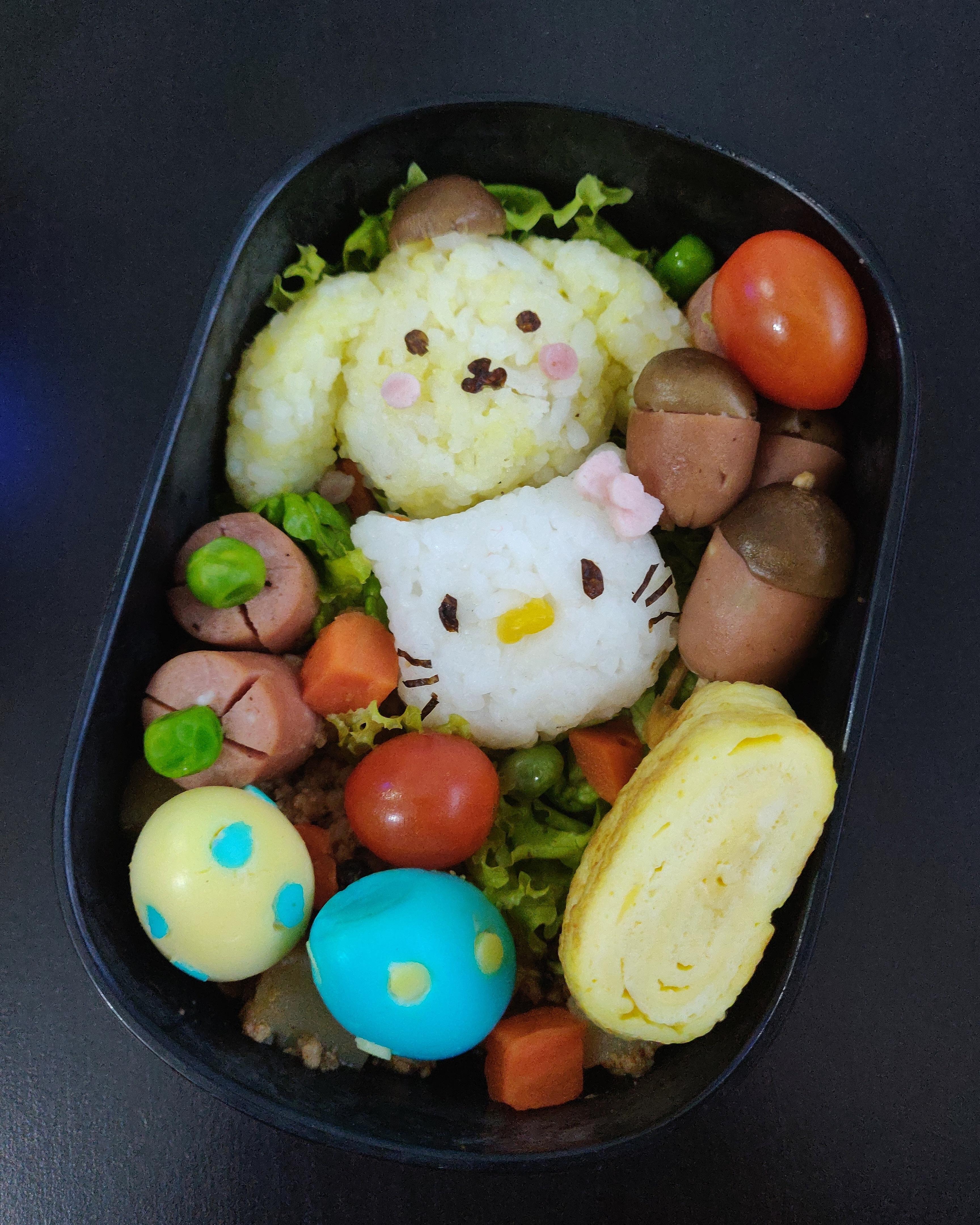 Pompompurin and Hello Kitty Bento | Scrolller