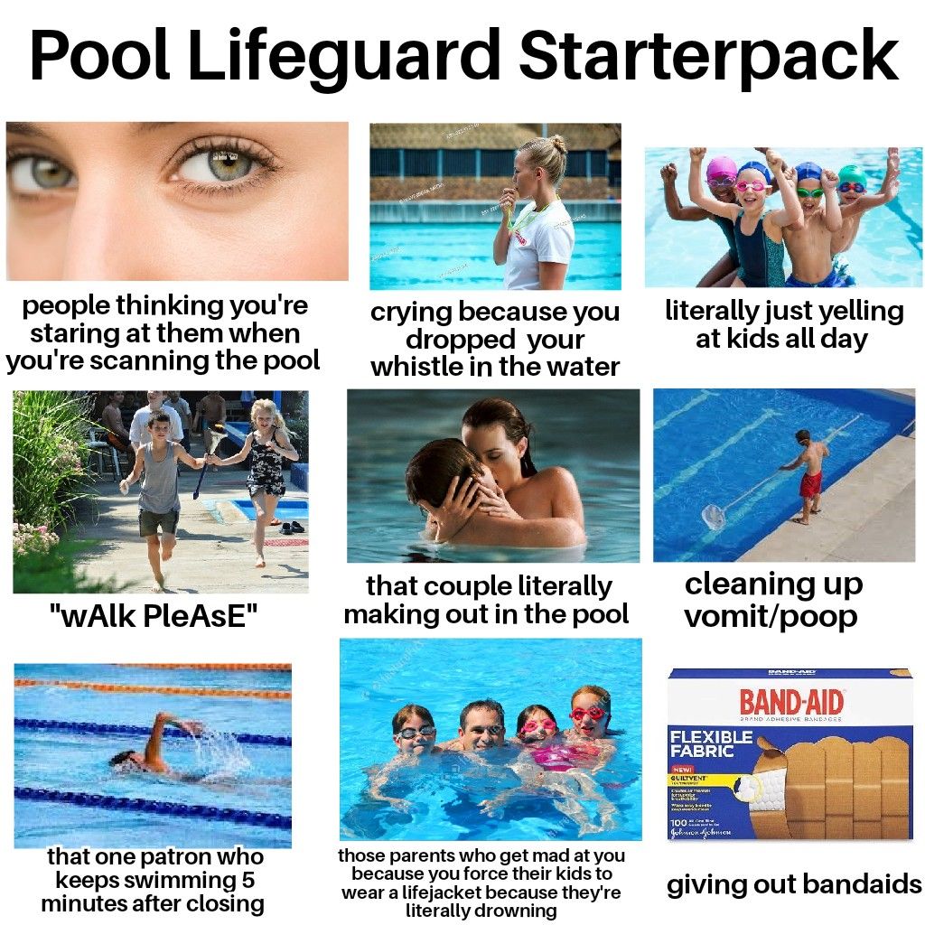 Pool lifeguard starterpack | Scrolller