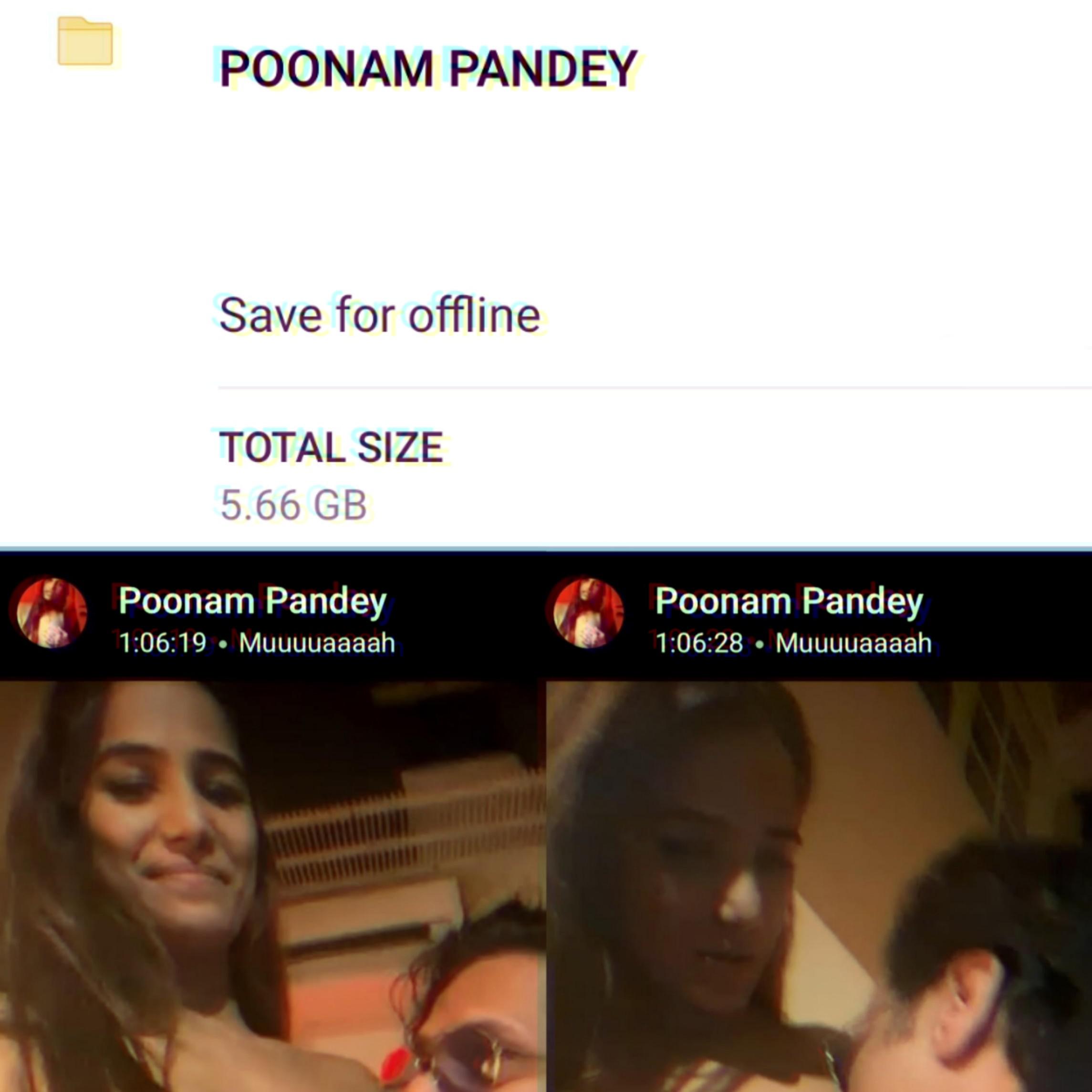 Poonam Pandey 40+ Video Collection 5GB+ 😍 | Scrolller