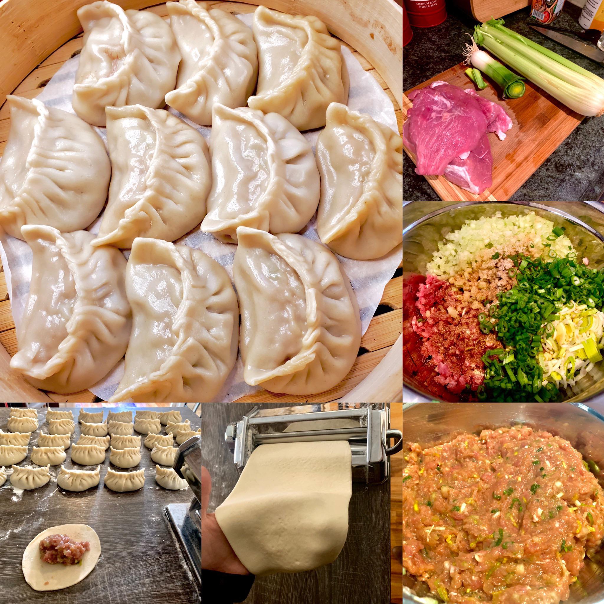 Pork, leek, celery, scallion dumplings | Scrolller