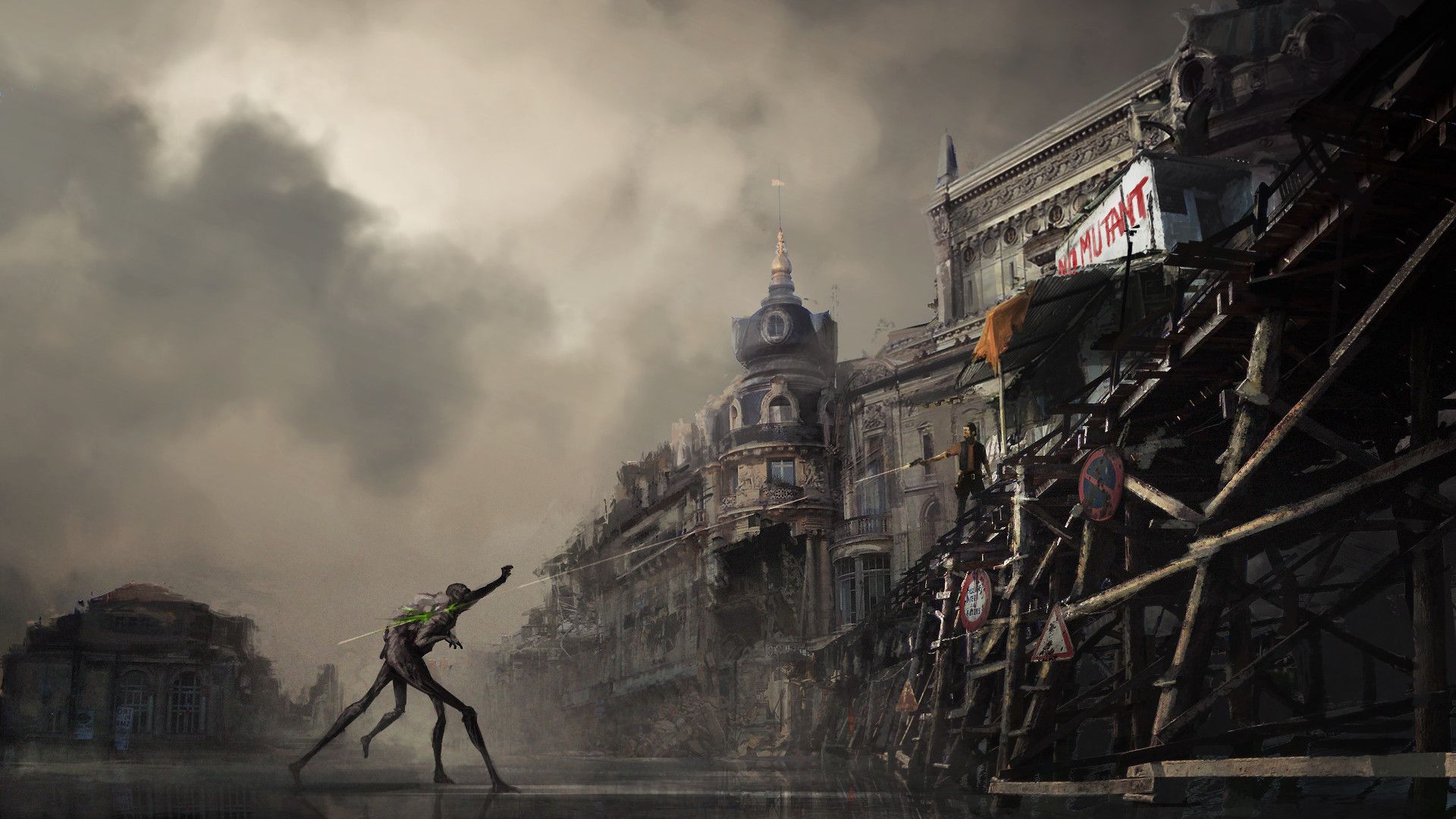 Post-apocalyptic Paris 2 by Nicolas Tham | Scrolller