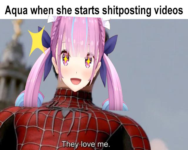 posting Aqua memes/content until she joins r/Hololive Day 87. | Scrolller
