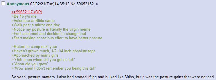 Posture matters | Scrolller