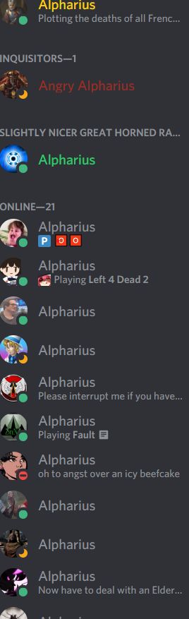 POV: You're in the Alpha Legion's Discord Server | Scrolller