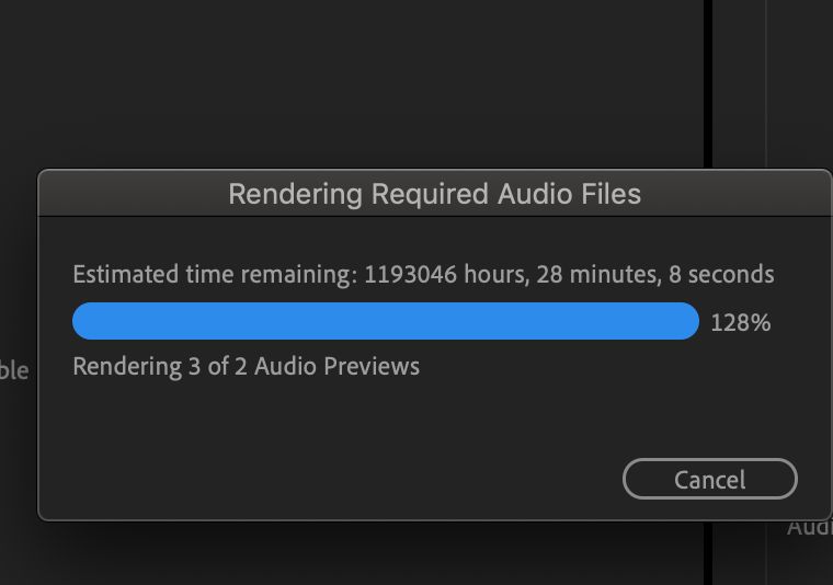 Premiere is just making things up to render | Scrolller