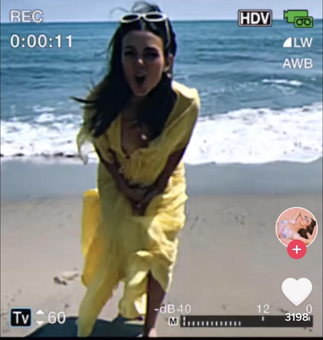 Possible nip slip from Victoria Justice in her new tik tok. | Scrolller