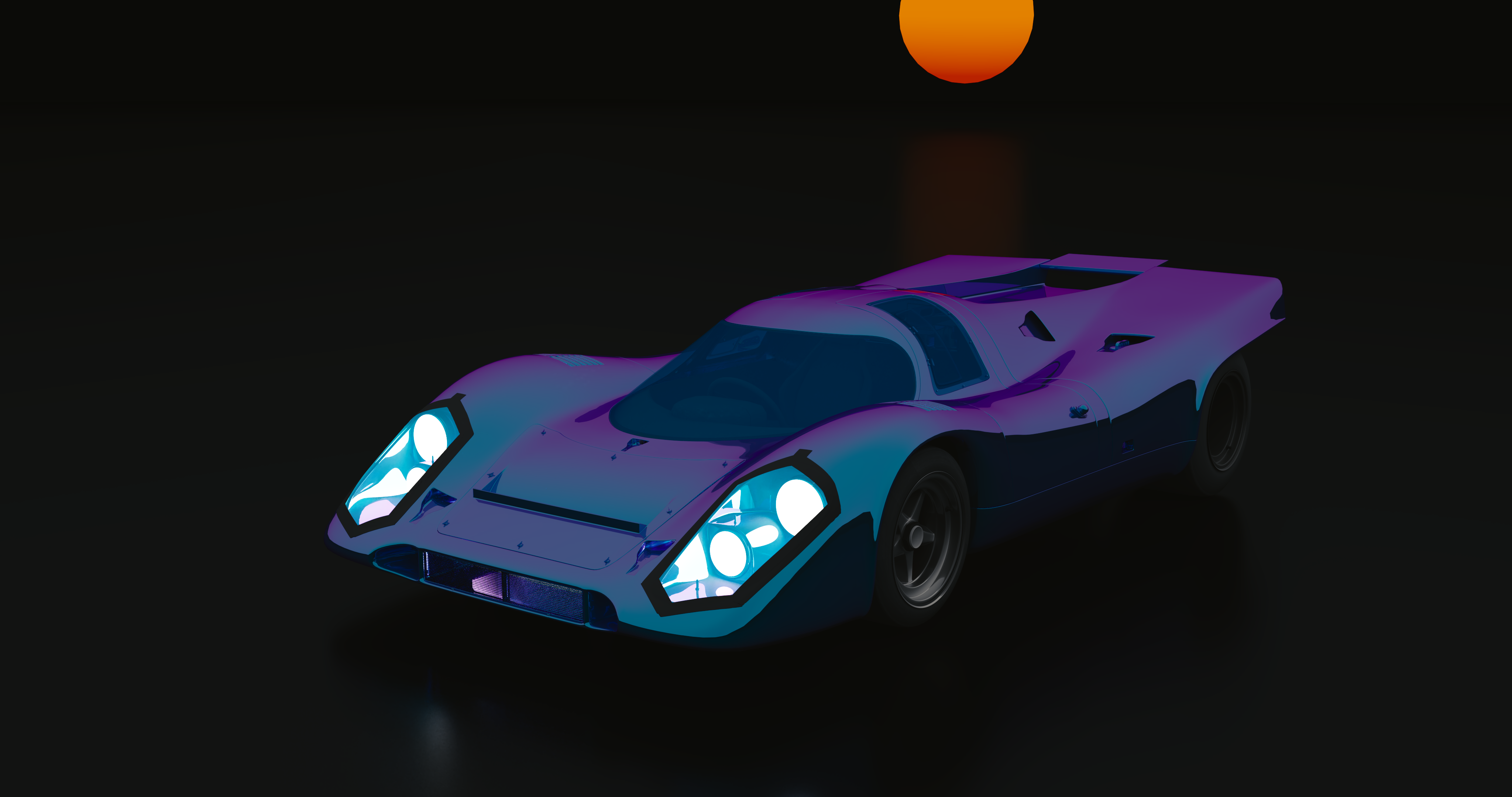 Preview of an animated outrun themed short film I'm making | Scrolller