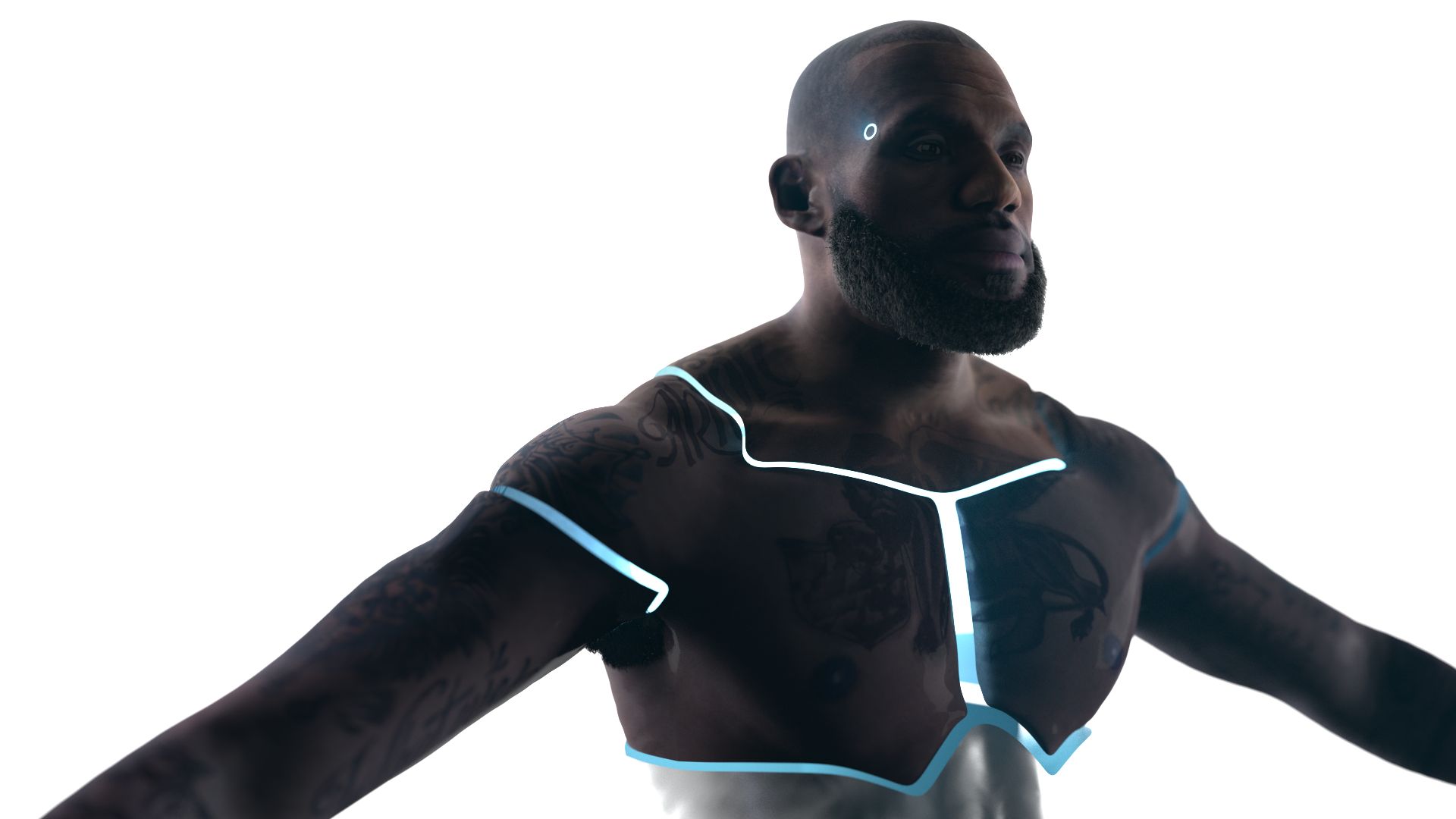 Preview of my LeBron James android. Inspired by Detroit Become Human | Scrolller