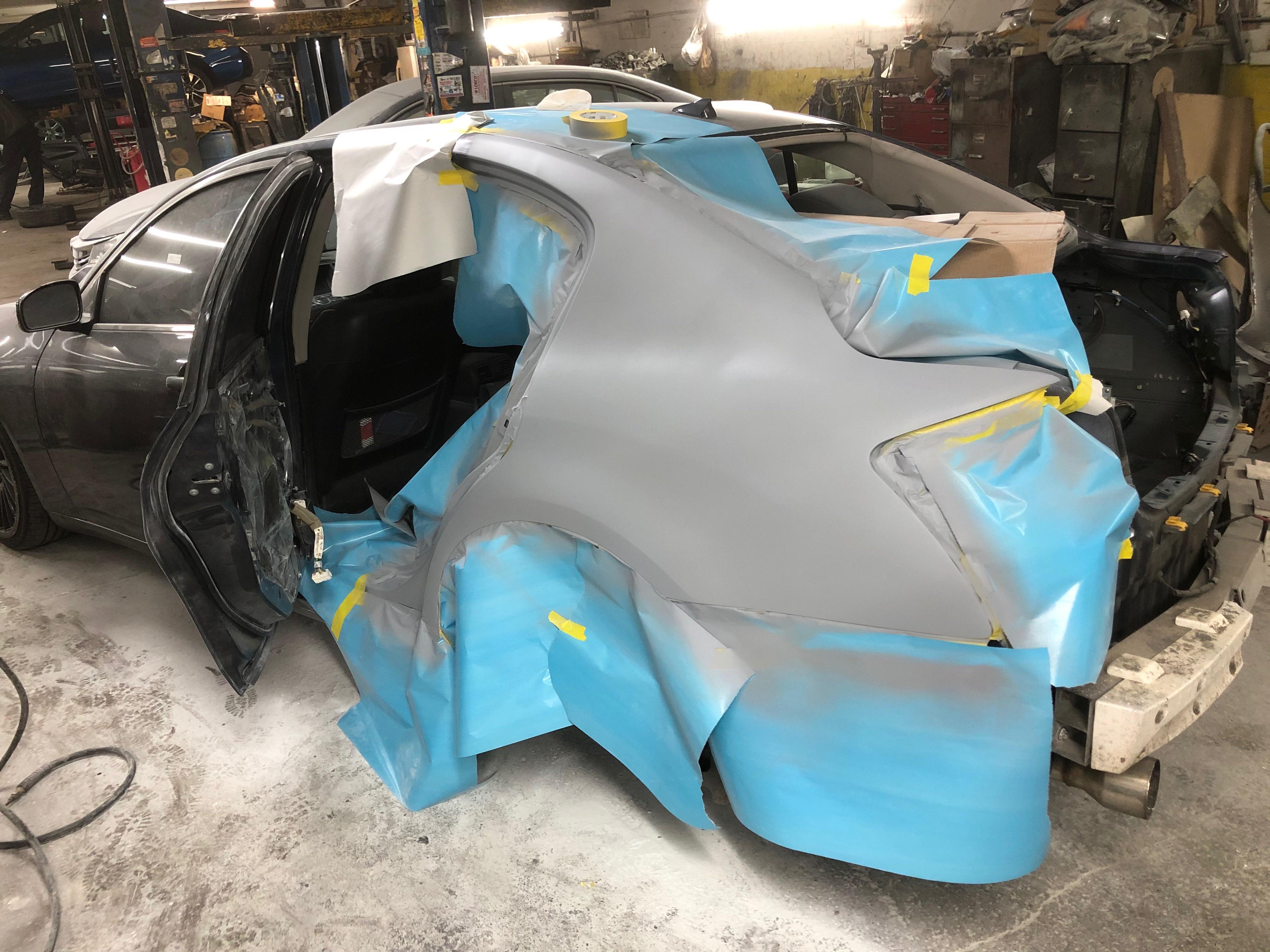 Primed and ready to paint. Day 4👌🏿 | Scrolller