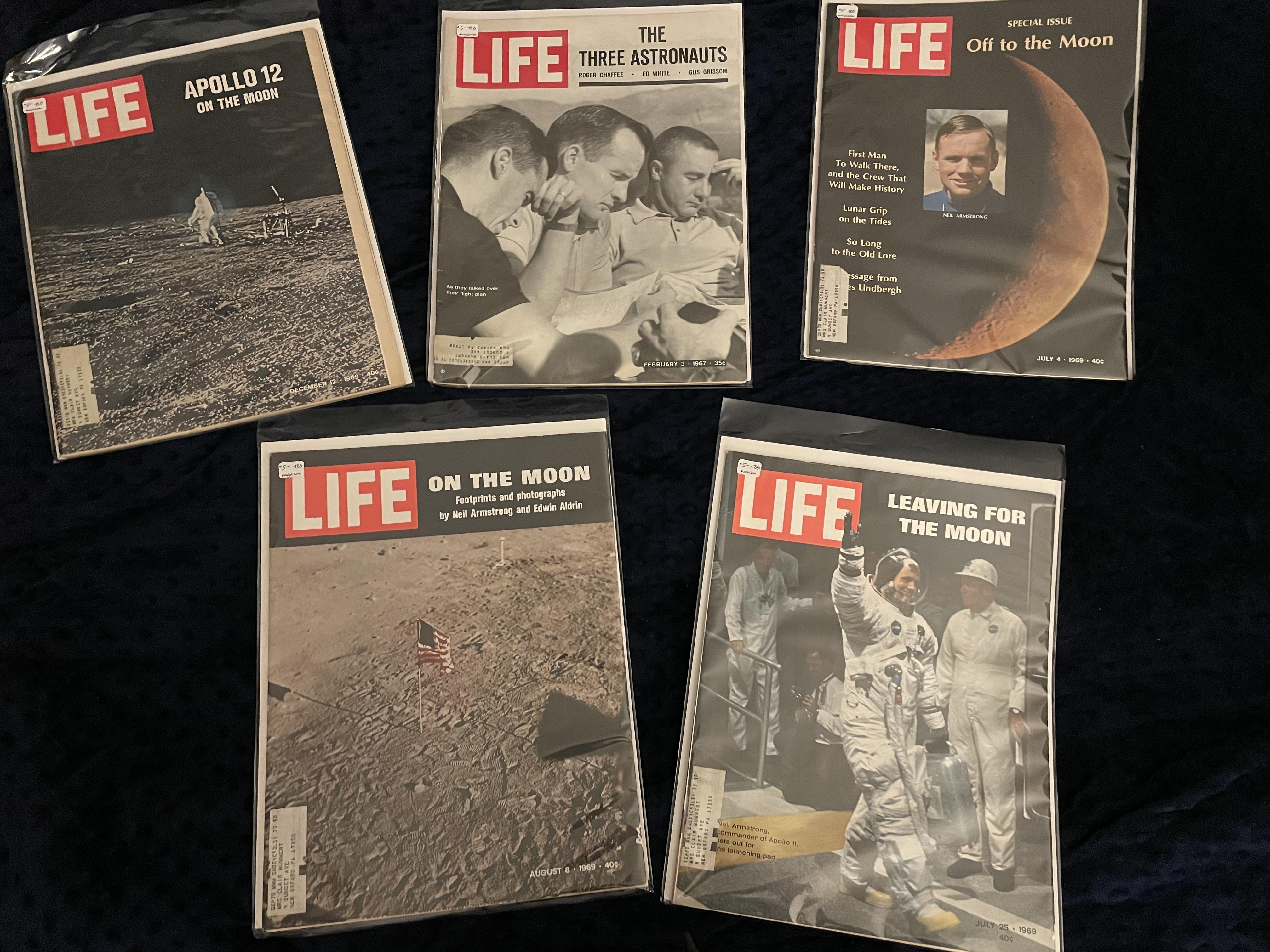 Pristine magazines from before, during, and after the 1969 Apollo 11 Moon landing | Scrolller