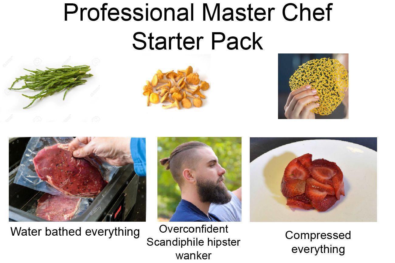 Professional Masterchef Starter Pack | Scrolller