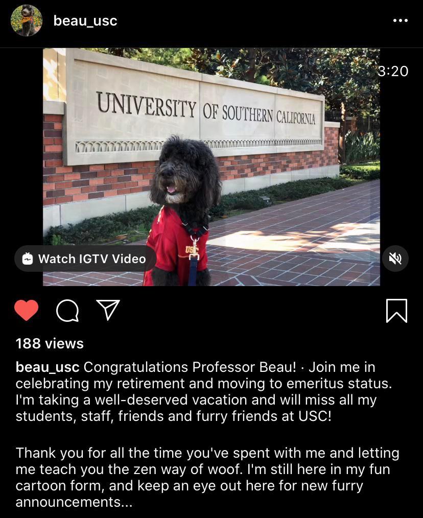 Professor Beau is retiring!! | Scrolller