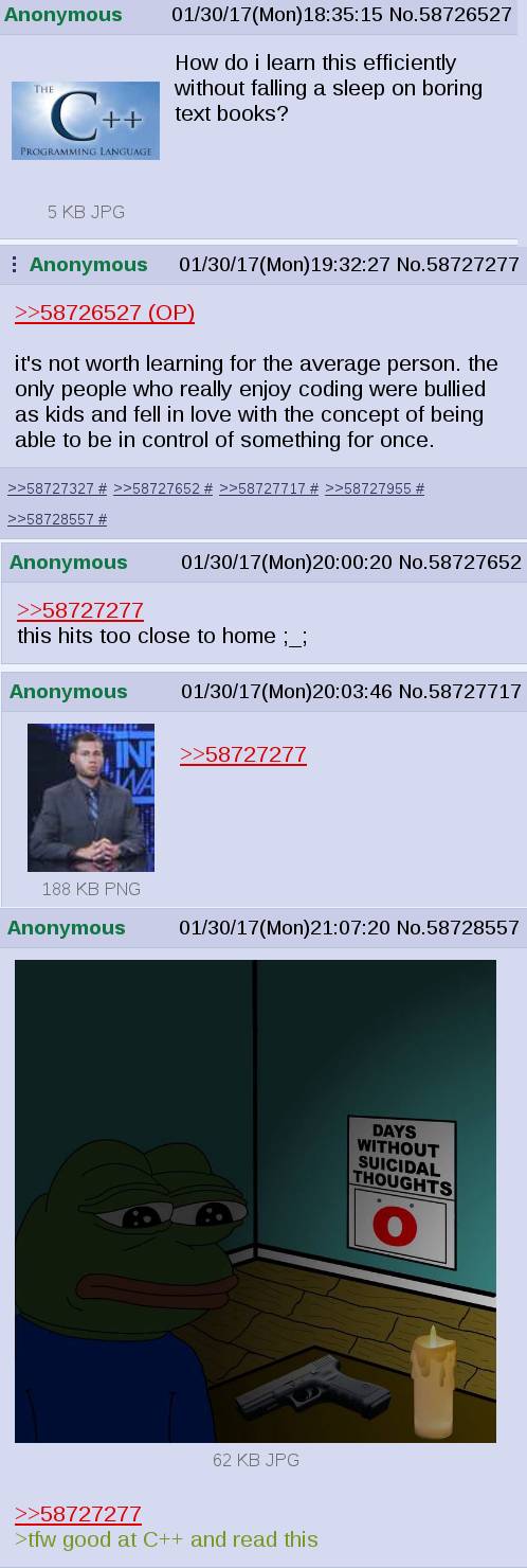 Programmers on suicide watch | Scrolller