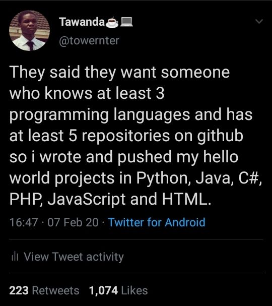 Programming life hack | Scrolller