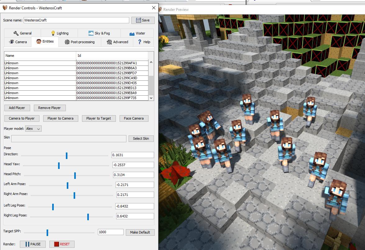 Progress on player rendering settings | Scrolller