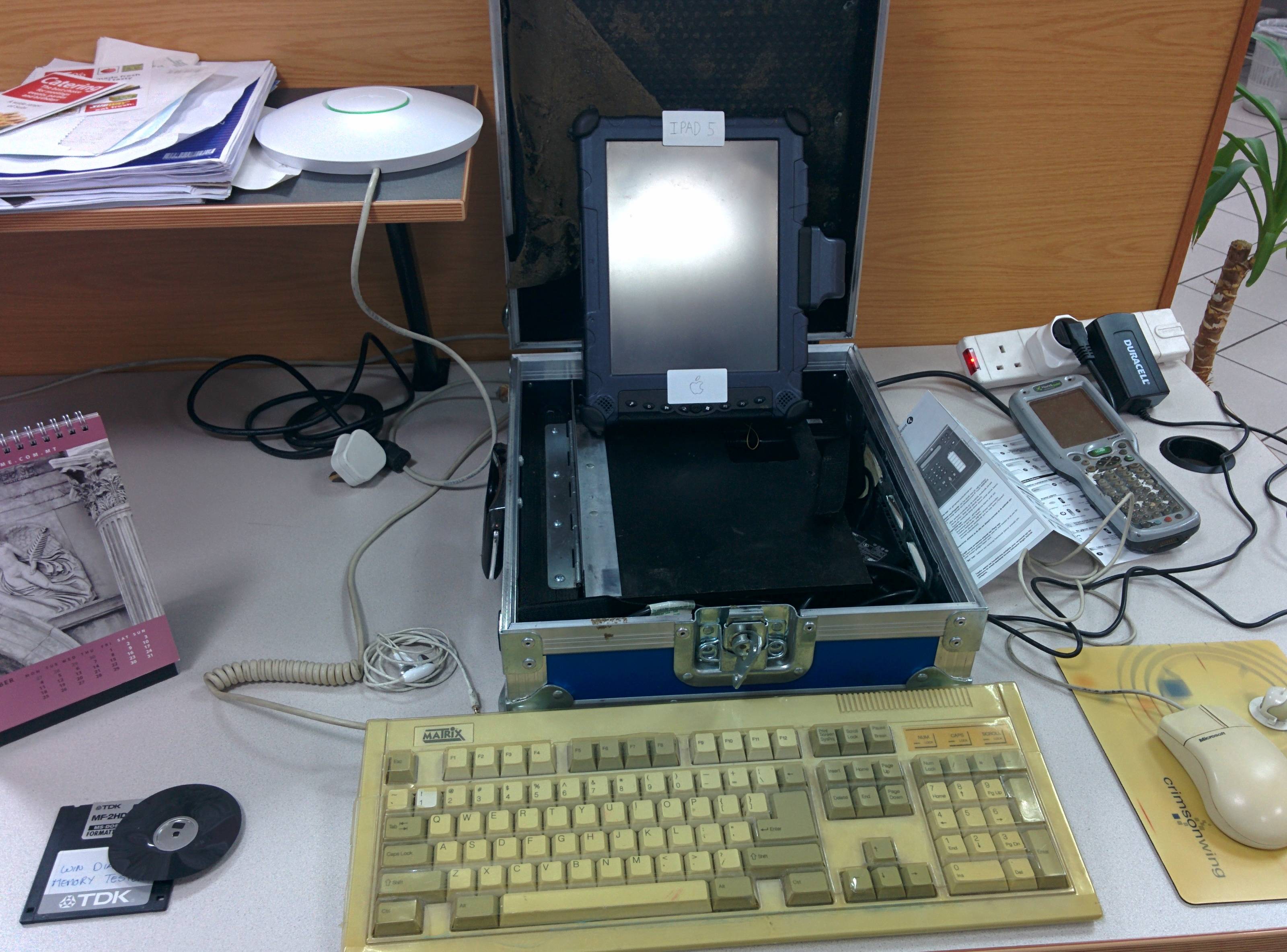 Promised a new employee that he will be working on cutting edge mobile technologies. This is his ...